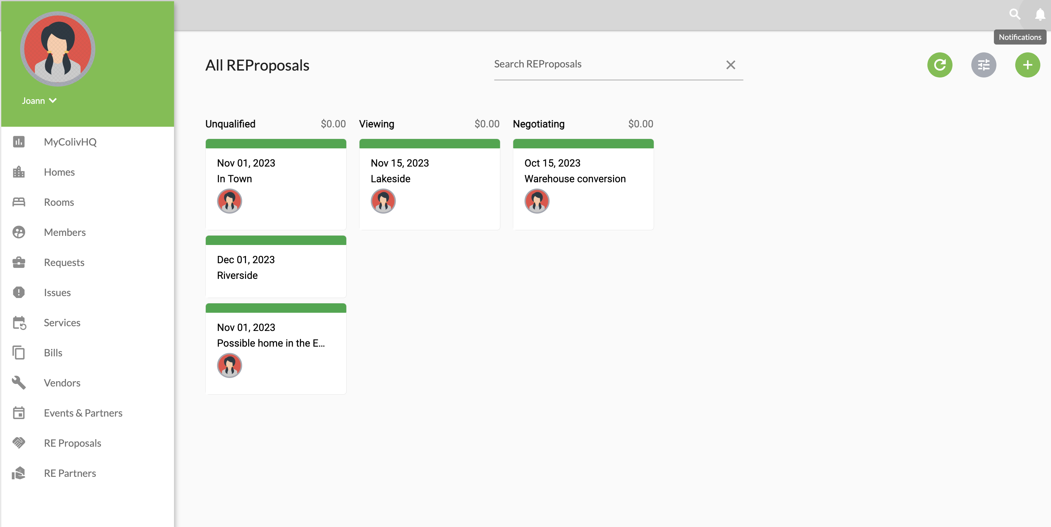 Landlord Management - ColivHQ
